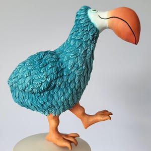DODO Polymer Clay Sculpture, OOAK Hand Painted. Dillon Dodo - Etsy