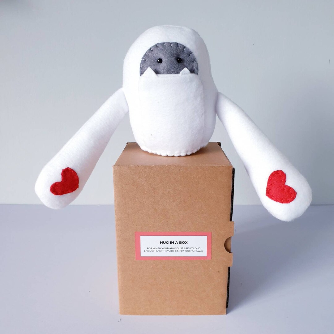 HUG IN A BOX Gift for a Far Away Friend Yeti - Etsy