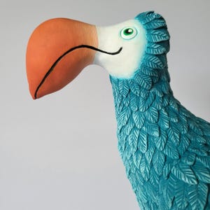 DODO Polymer Clay Sculpture, OOAK Hand Painted. Dillon Dodo - Etsy
