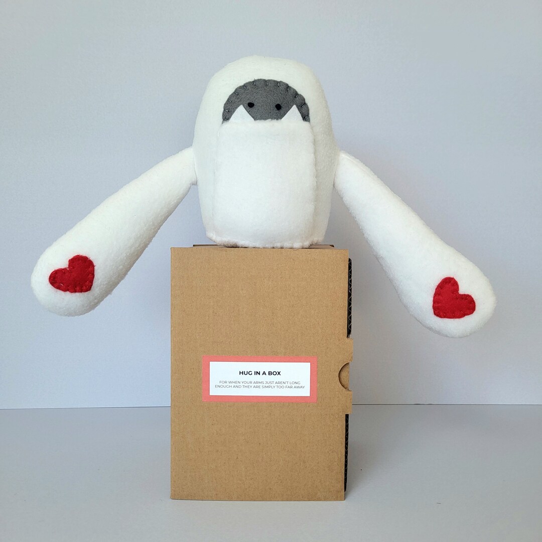 HUG IN A BOX - Gift for a Far Away Friend - Yeti - Etsy
