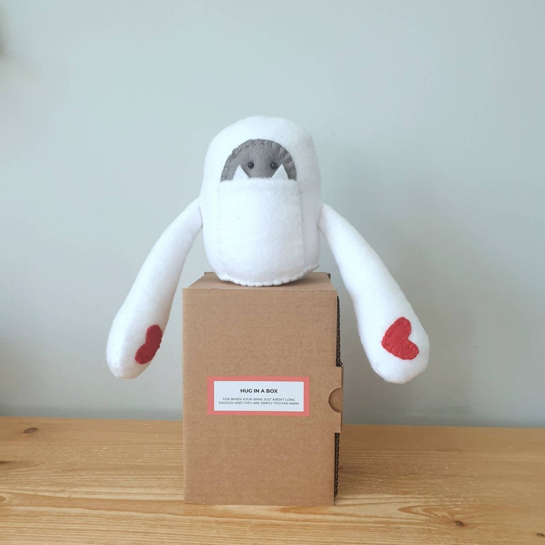 HUG IN A BOX Gift for a far away friend Yeti | Etsy