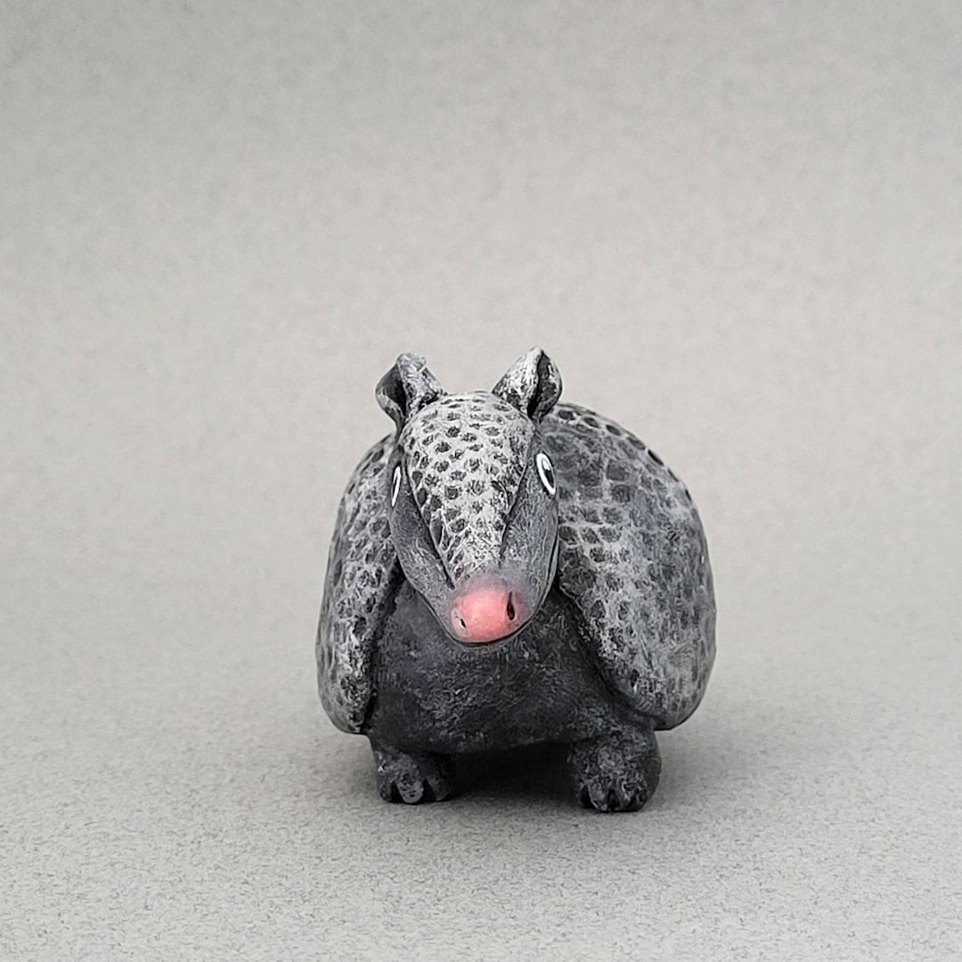 ARMADILLO Sculpture. Small Polymer Clay Animal Figure - Etsy