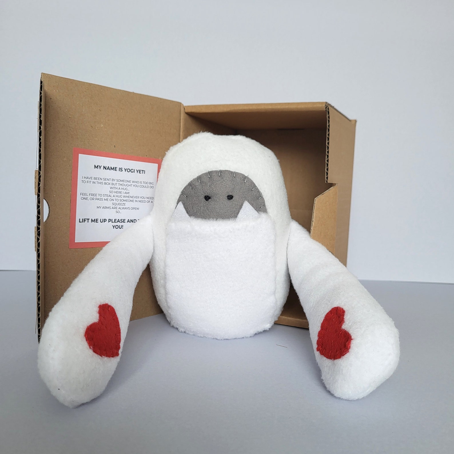 HUG IN A BOX Gift for a Far Away Friend Yeti - Etsy