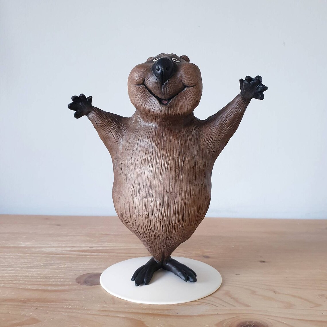 QUOKKA polymer clay animal sculpture. Quentin Quokka - Etsy.de