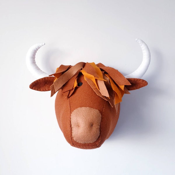 Highland Cow Mount - Etsy
