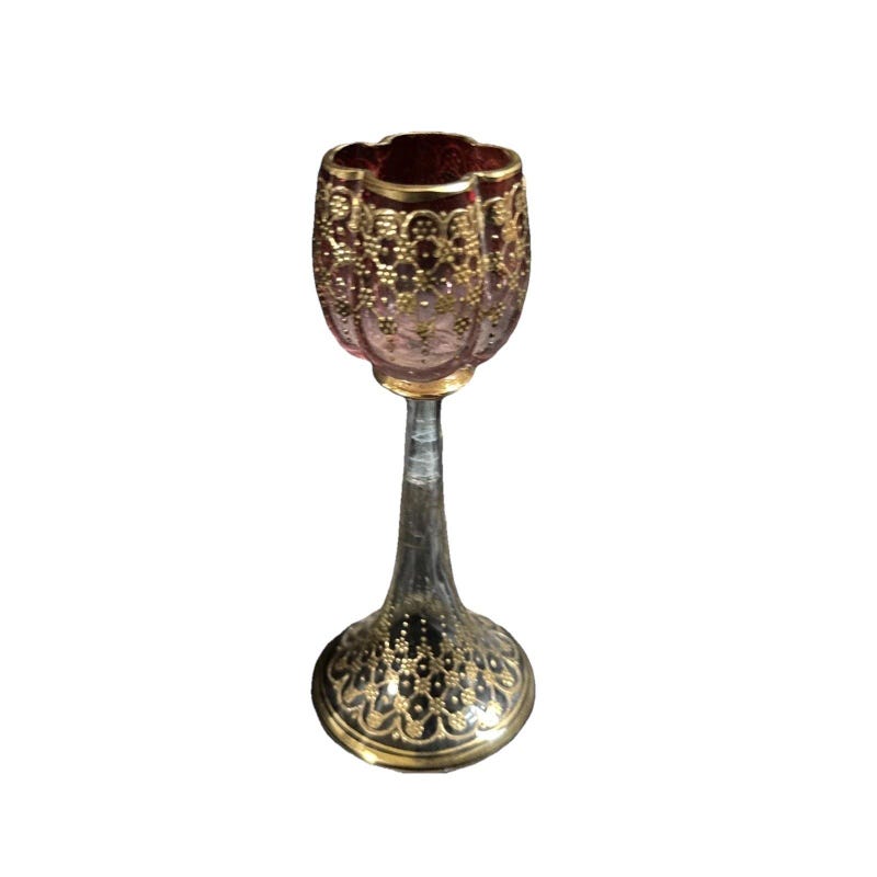 Gold Bohemian Moser - Etsy