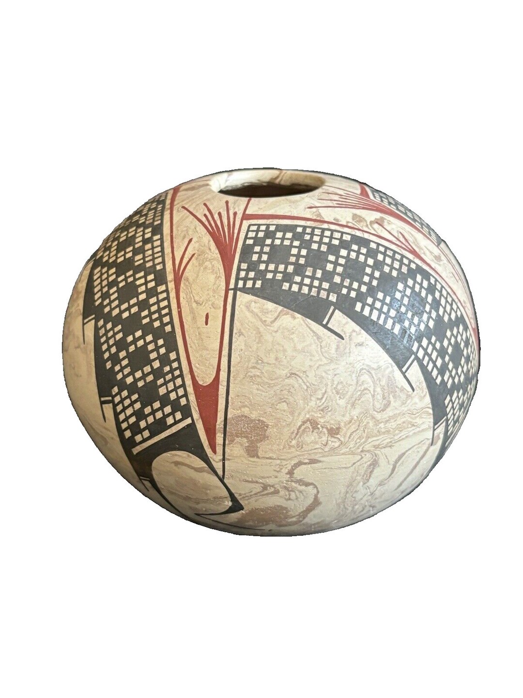 Original Mata Ortiz Pottery by silvia Rodriguez Pot Geometric Designs ...