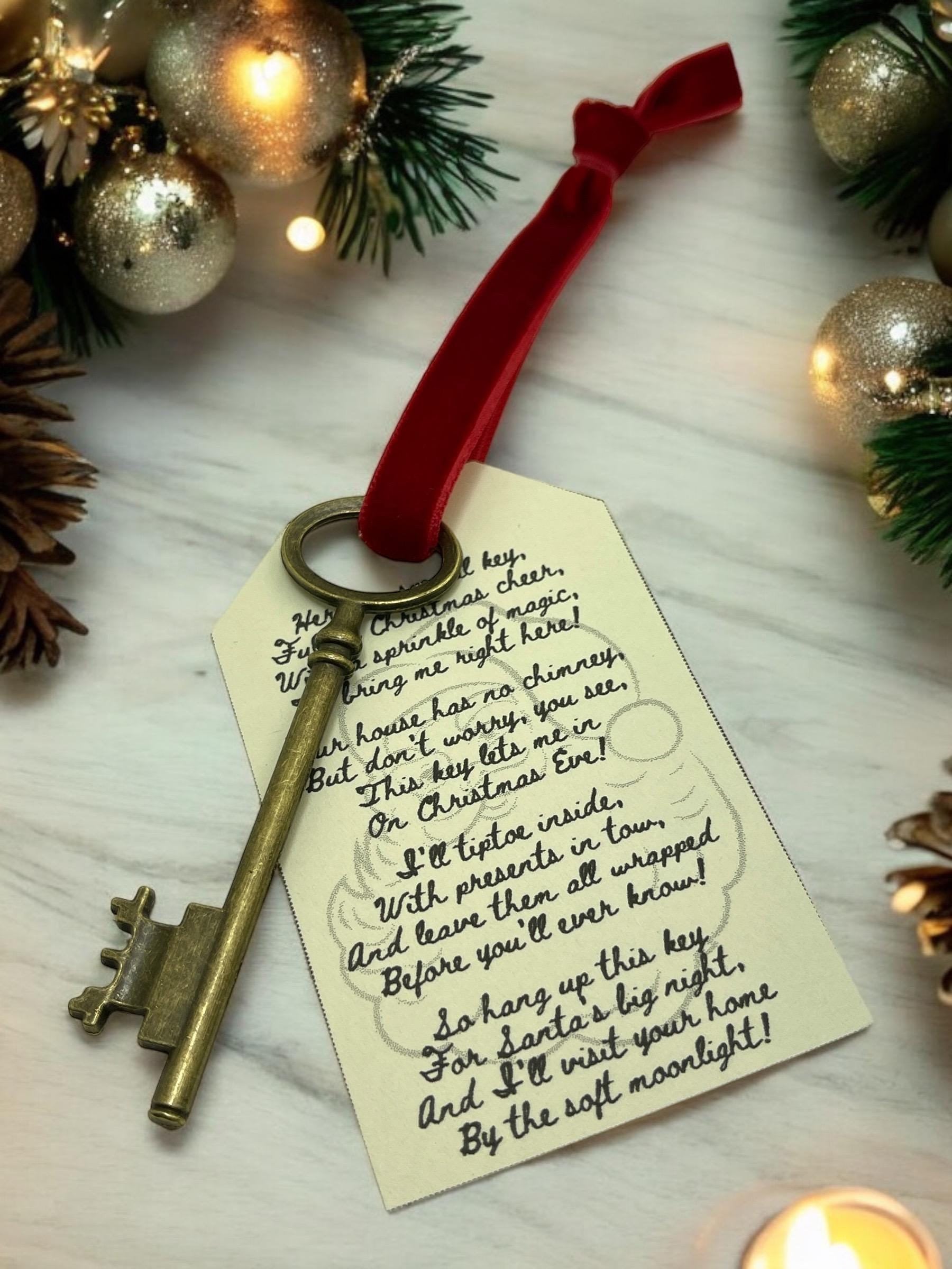 Santa's Magic Key for Child or Grandchild, Magical Key Christmas Tree ...
