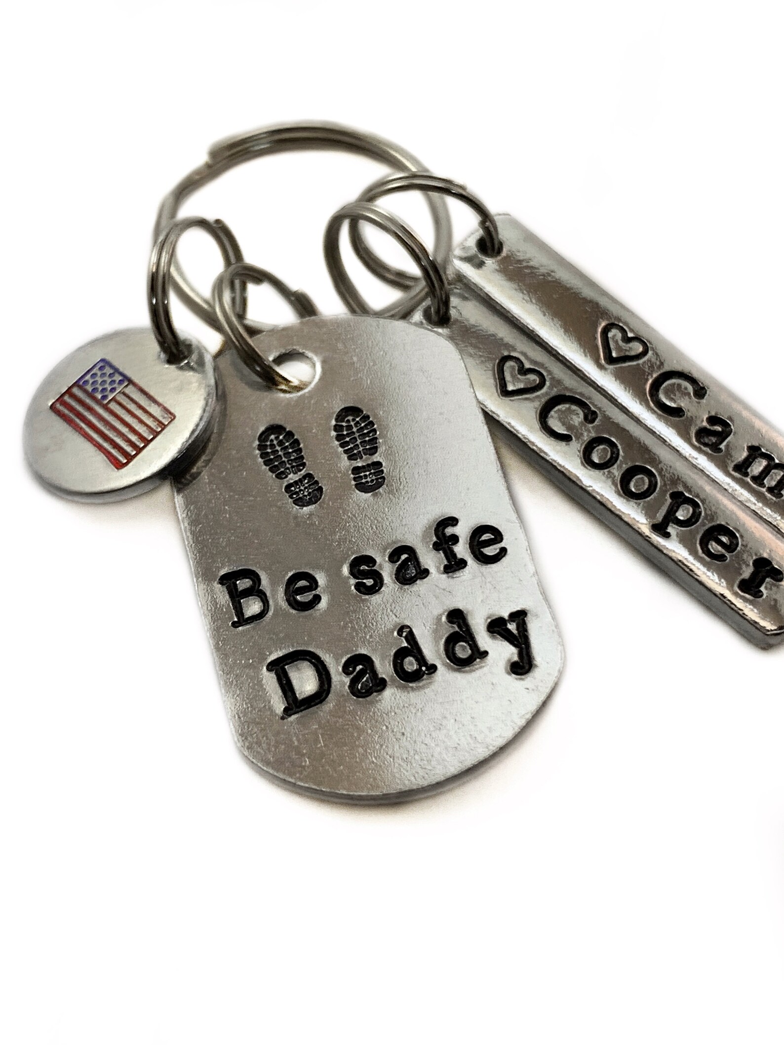 Be Safe Daddy Keychain Deployment Keychain Deployment Gift - Etsy