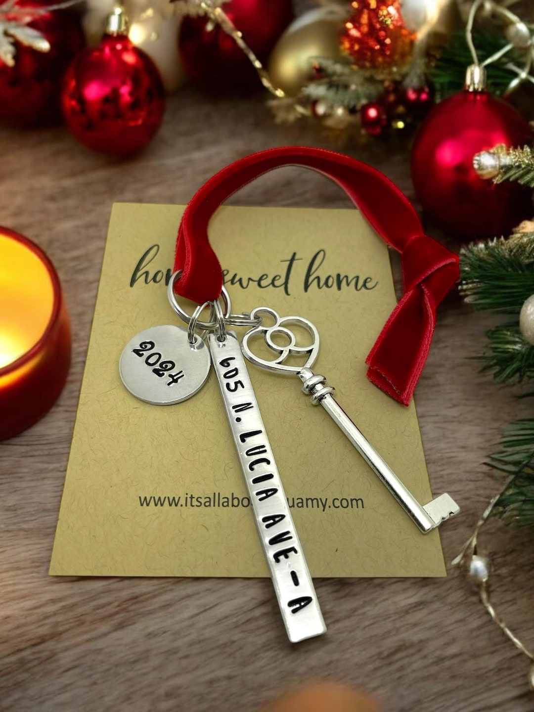 Housewarming Gift New Home Ornament Personalized, House Gifts, New Home ...