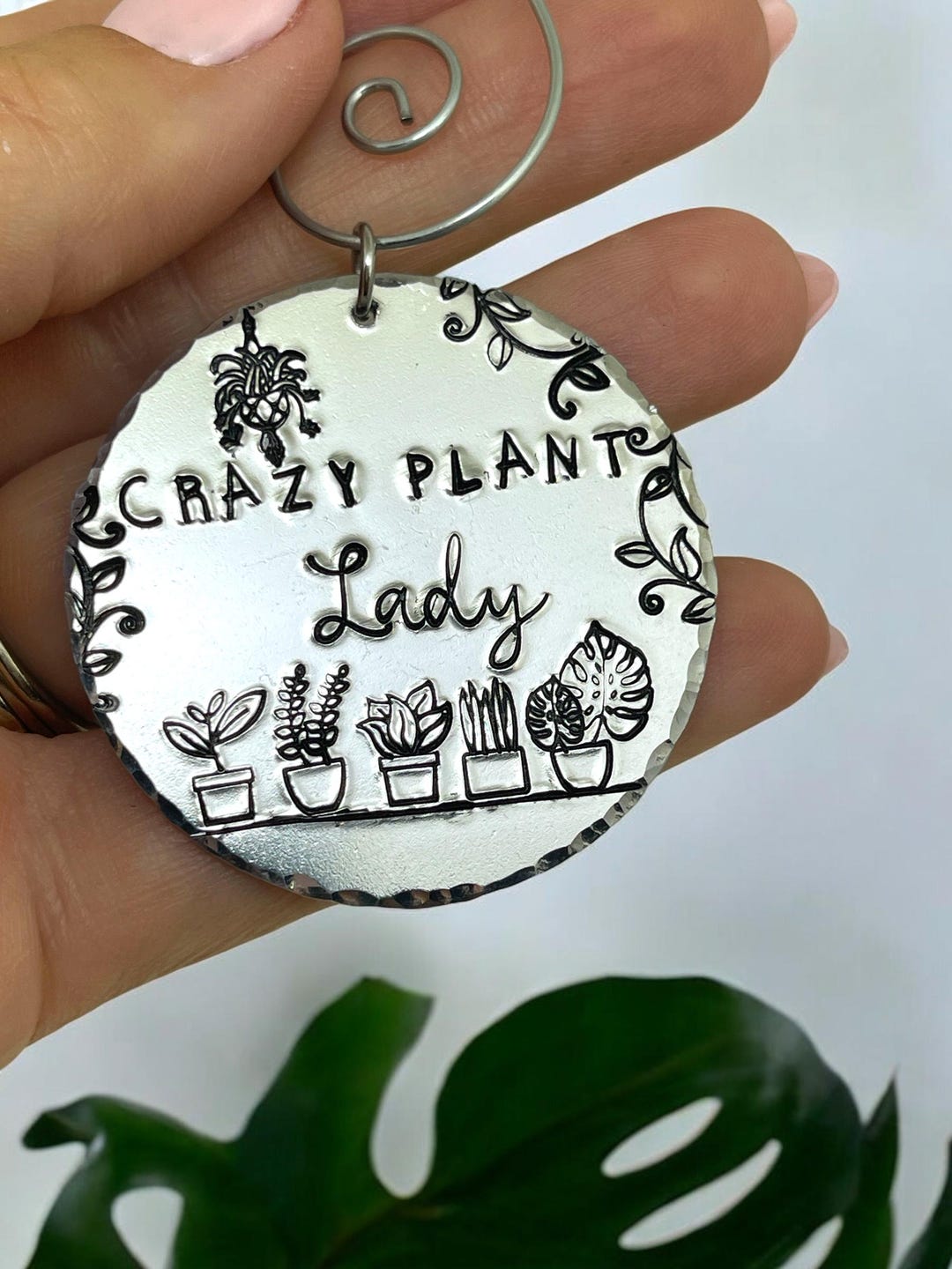 Crazy Plant Lady Christmas Gift, Christmas Tree Ornament, Plant Lover ...
