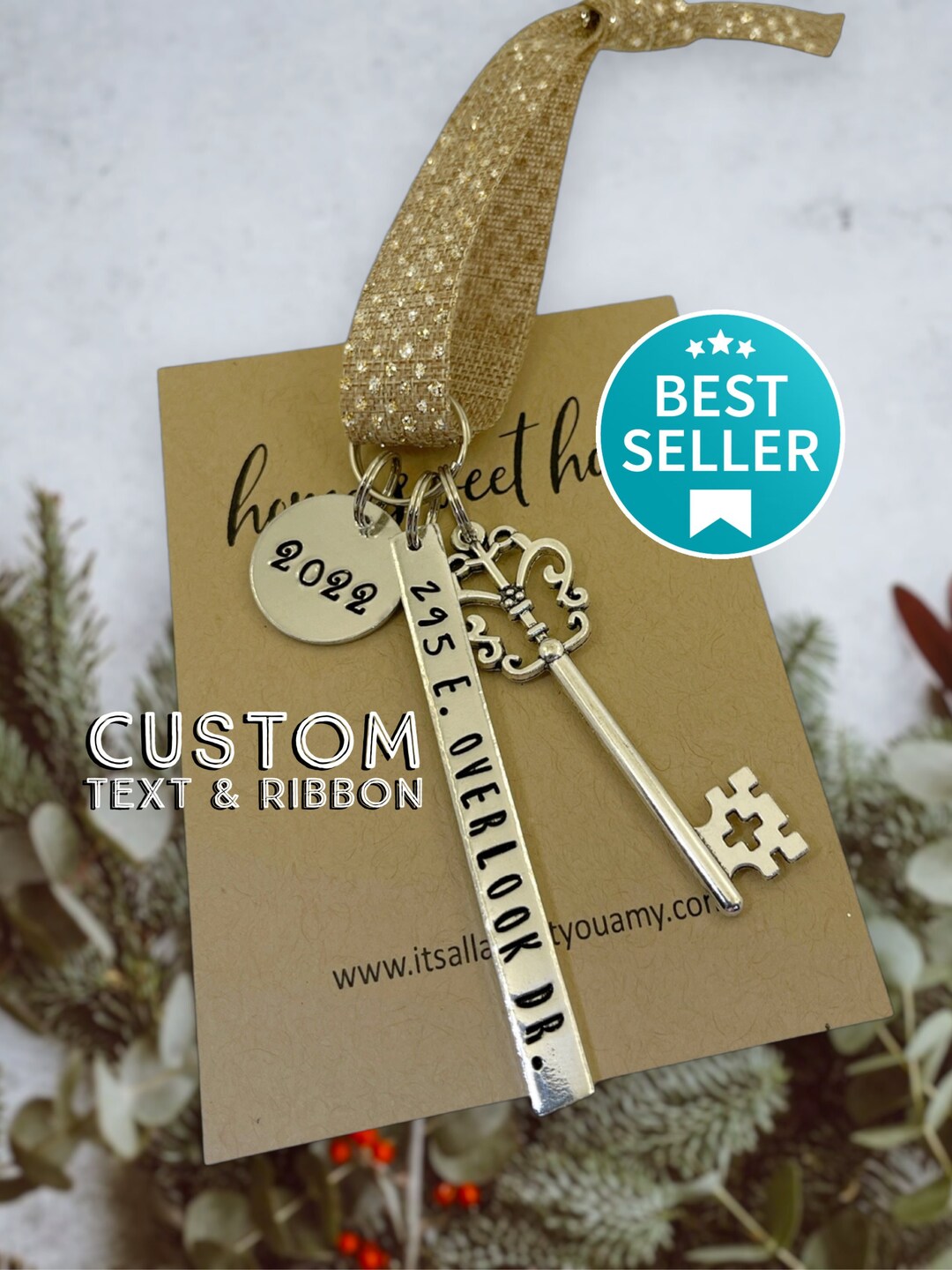 Housewarming Gift New Home Ornament Personalized, House Gifts, New Home ...