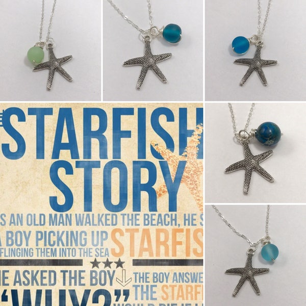 Starfish Necklace - Etsy