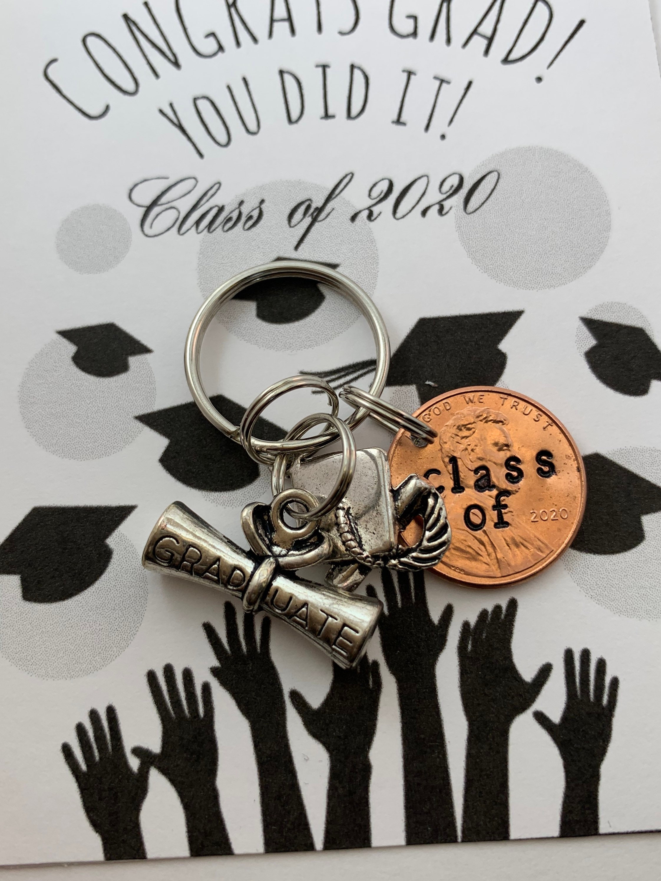 Senior Gifts for graduation penny keychain Class of 2021 | Etsy