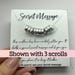 Personalized Hidden Message Jewelry, Secret Message on the Scroll ...