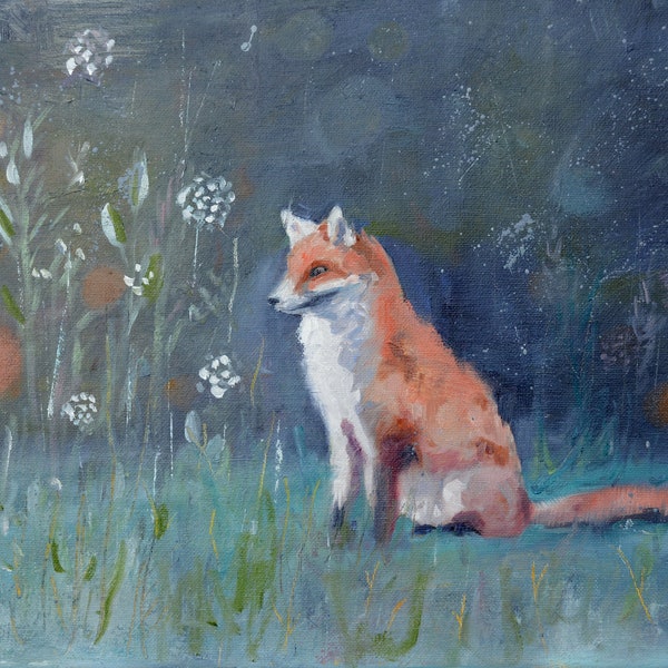 Fox Painting - Etsy