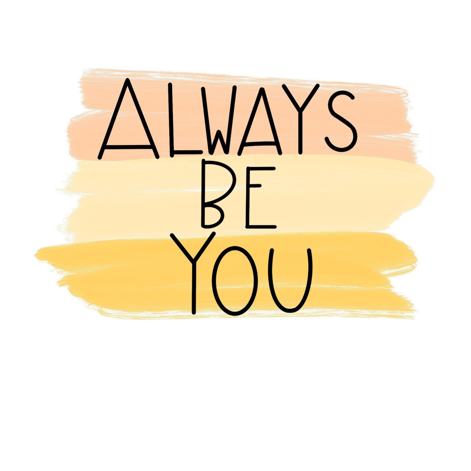 Always Be You affirmations Vinyl sticker laptop mirror | Etsy