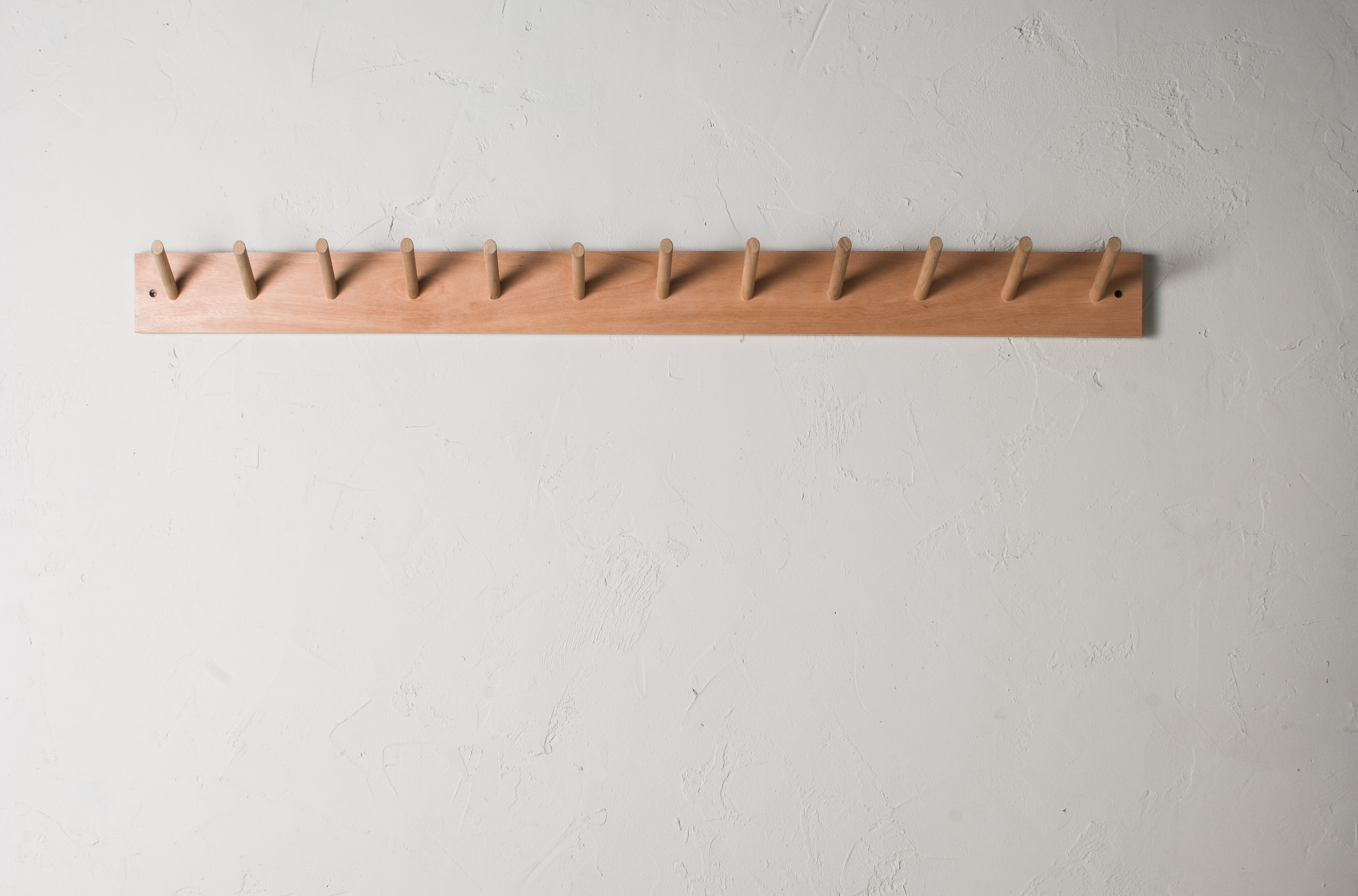 Scandi Peg Rail Handmade Scandi Coat Rack | Etsy
