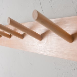 Scandi Peg Rail - Handmade Scandi Coat Rack - Etsy UK