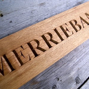 Bespoke Hand Carved Wooden House Signs - Etsy
