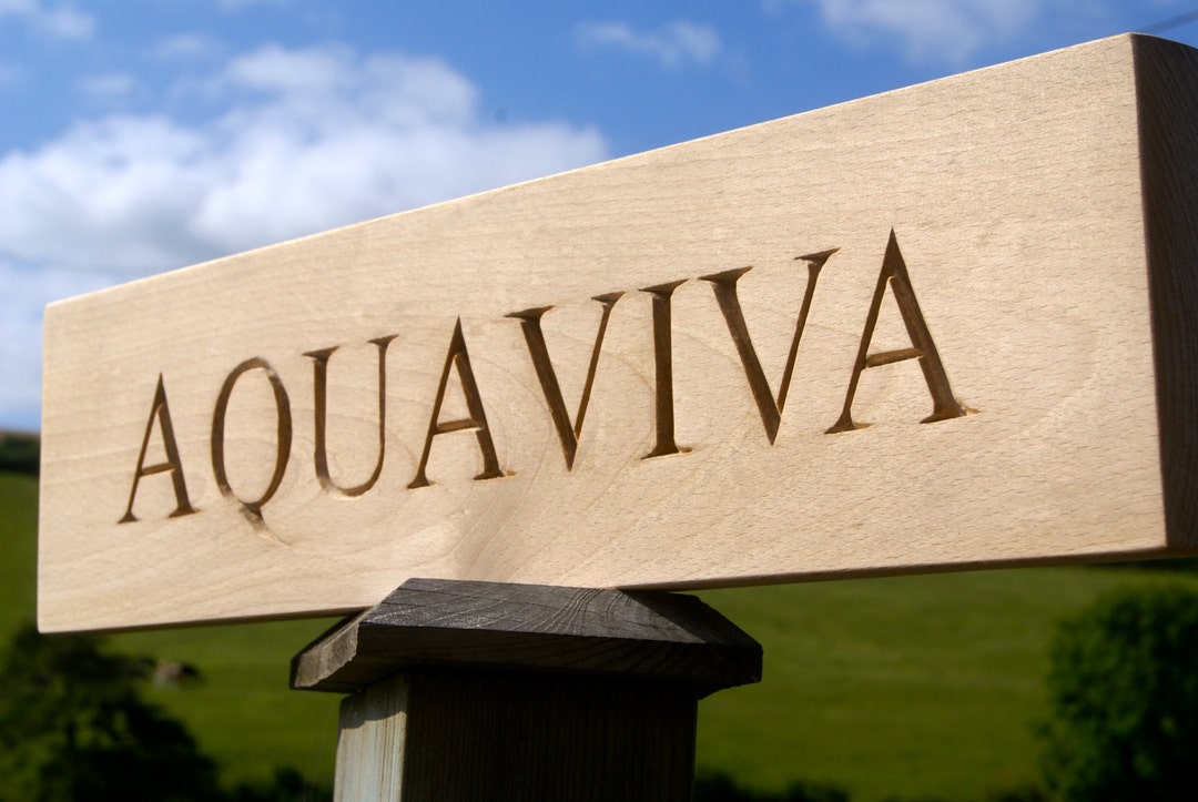 Bespoke Hand Carved Wooden House Signs - Etsy