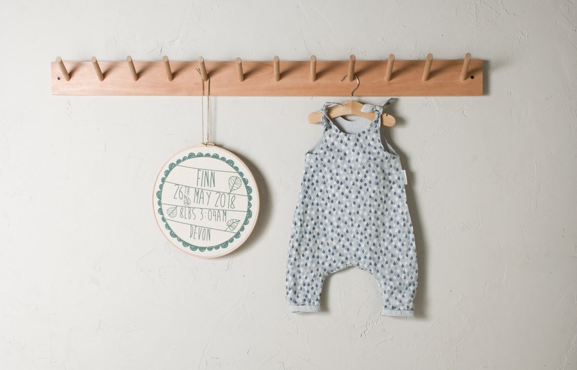 Scandi Peg Rail Handmade Scandi Coat Rack - Etsy