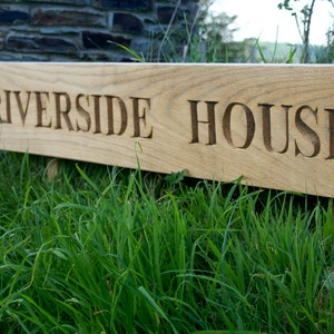 Bespoke Hand Carved Wooden House Signs - Etsy