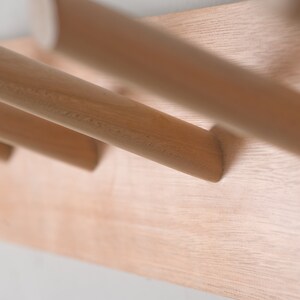 Scandi Peg Rail - Handmade Scandi Coat Rack - Etsy UK