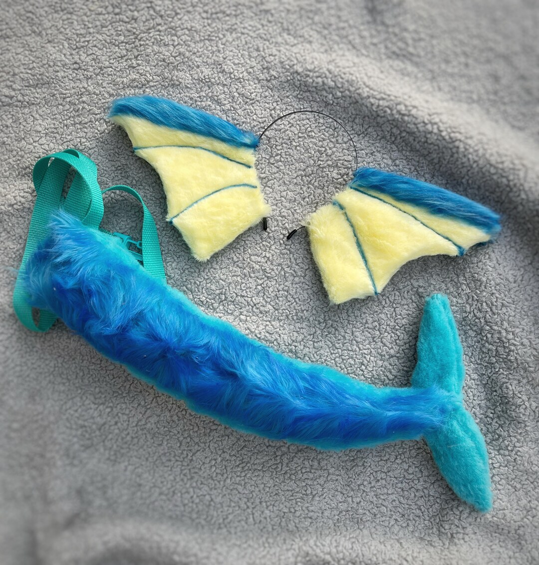 Vaporeon Cosplay Ears and Tail Pokemon Inspired Eeveelution - Etsy
