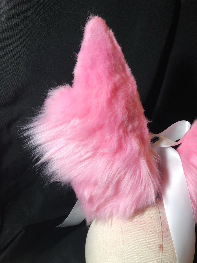 Sylveon Cosplay Ears and Tail Pokémon Inspired Soft Pink | Etsy