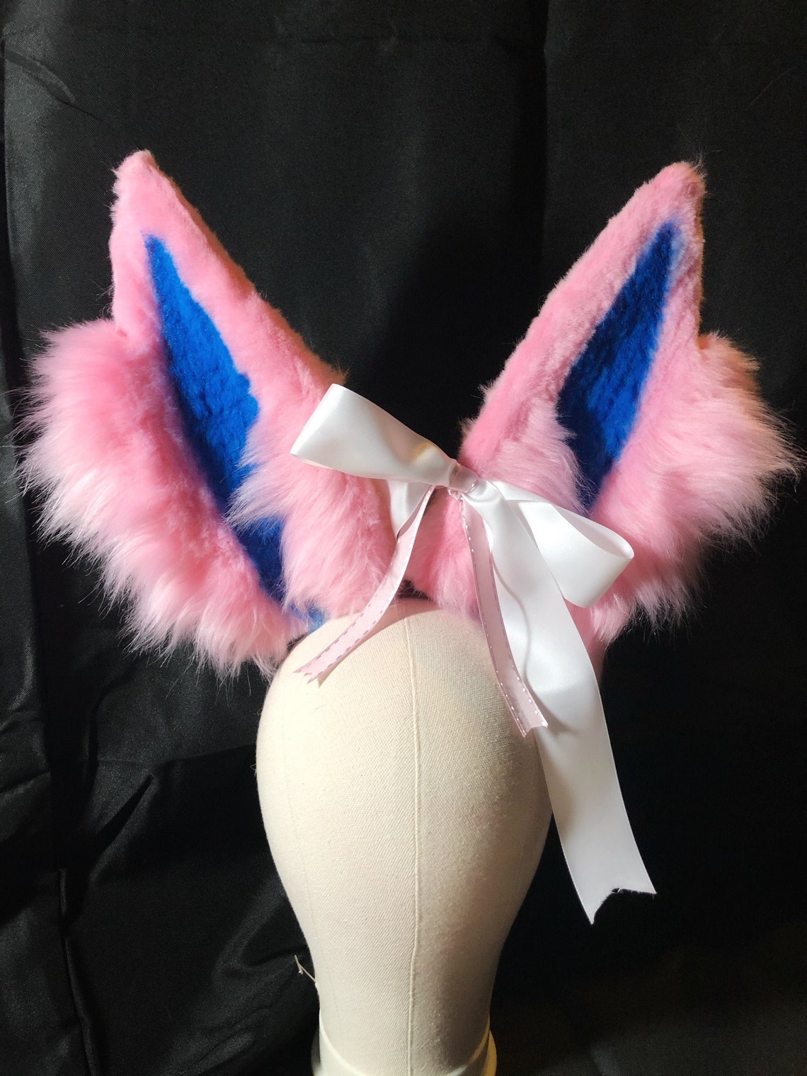 Sylveon Cosplay Ears and Tail Pokémon Inspired Soft Pink | Etsy