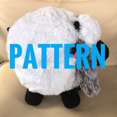 Wolf Plushie Sewing Pattern Digital PDF - Etsy