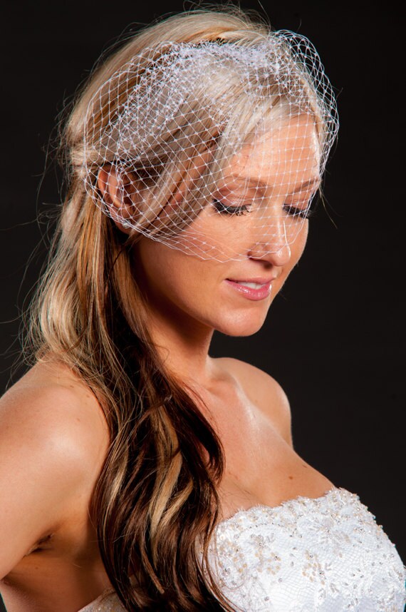 French Illusion Visor Veil - Etsy
