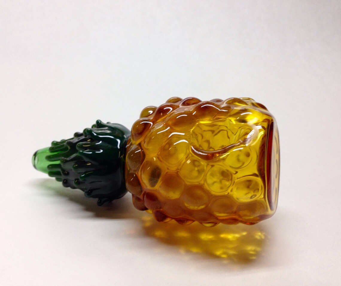 Pineapple Vintage-styled Unique Glass Pipes for Smoking Cute | Etsy