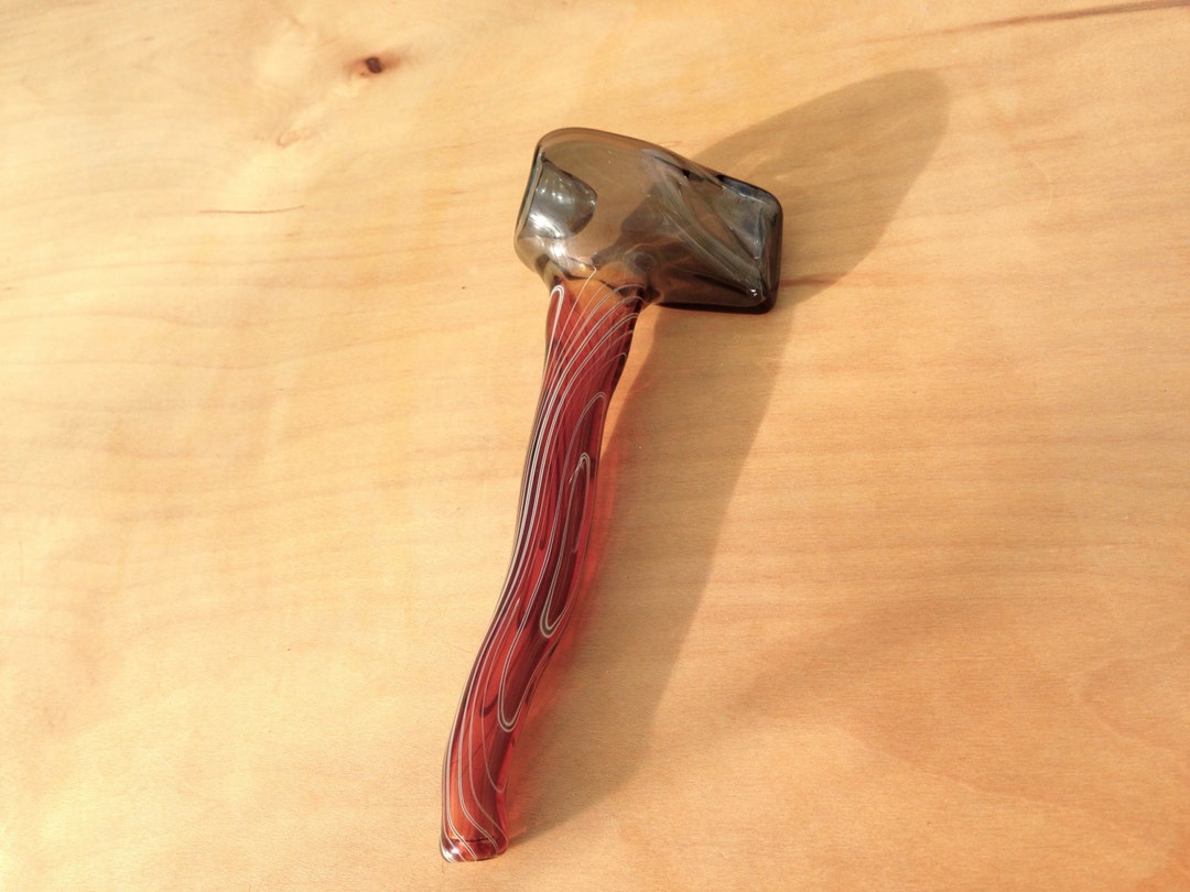 Lumberjack Hatchet Glass Smoking Pipe; Unique Tobacco Pipe, Gifts for ...