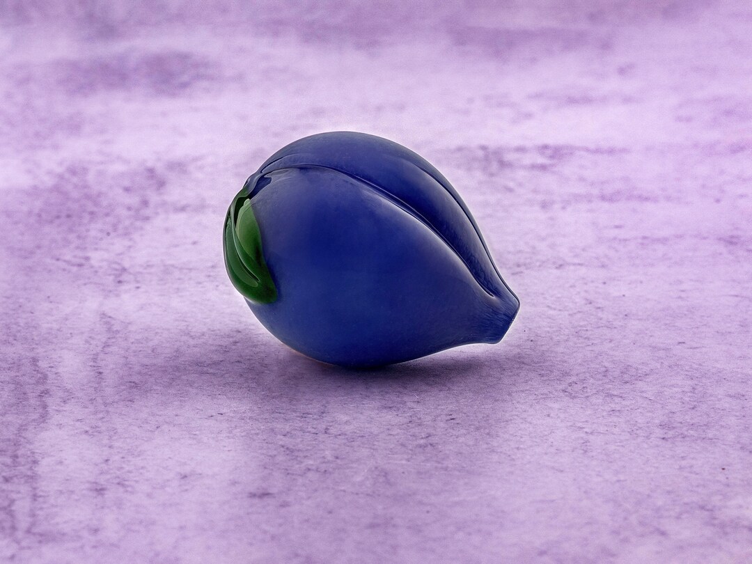 Purple Plum Glass Pipes - Unique Fruit Smoking Accessories - Handblown ...