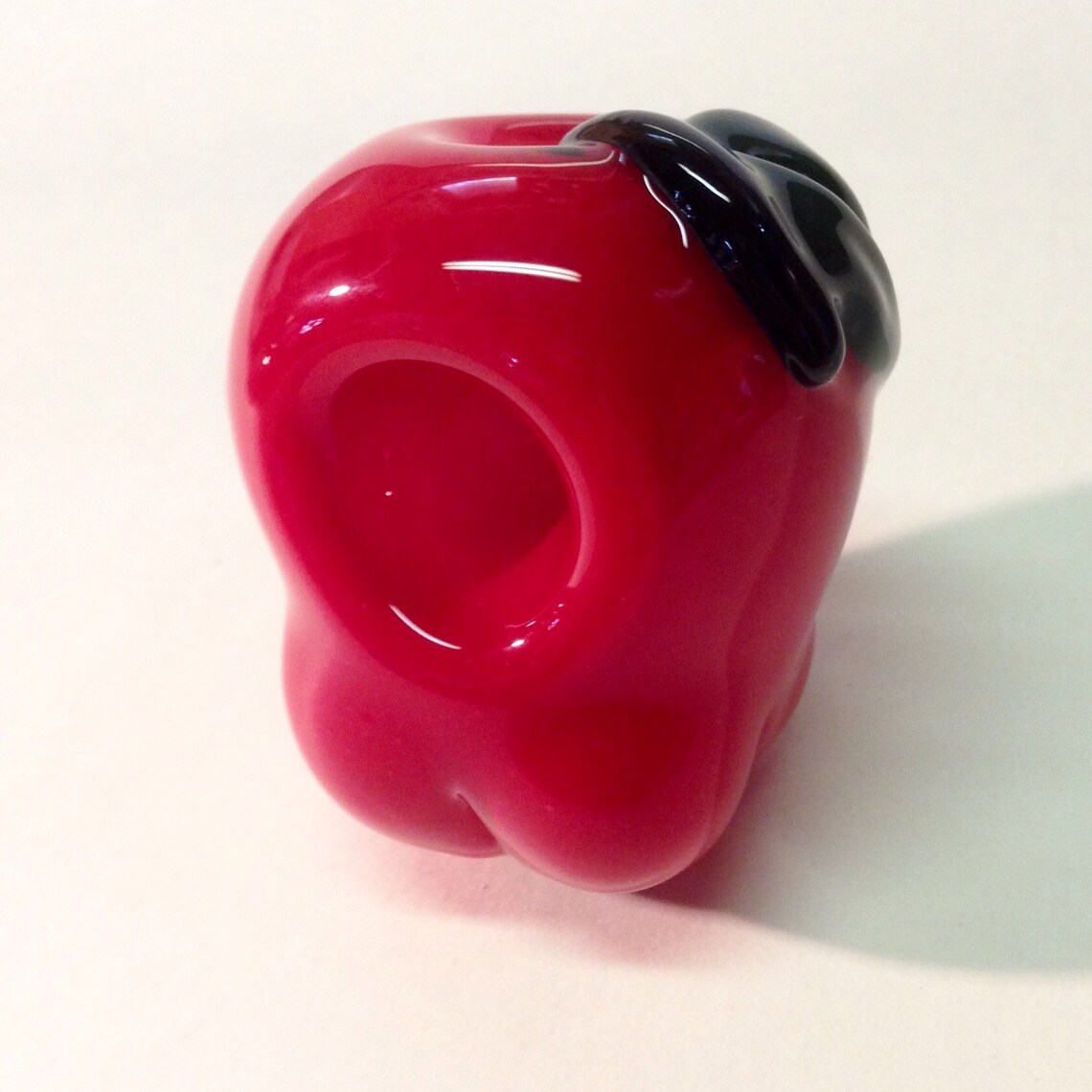Red Delicious Apple Glass Pipe Unique Pipes Glass Smoking - Etsy