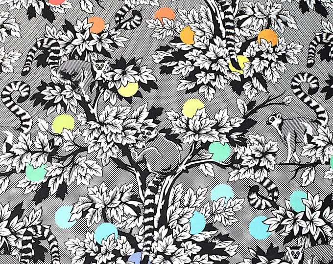 Tula Pink LINEWORK Lemur Me Alone Quilt Fabric - SHY Yard - Etsy