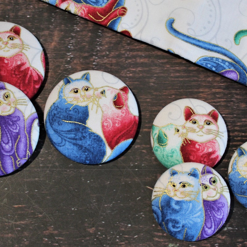 Catitude Fabric - Etsy UK