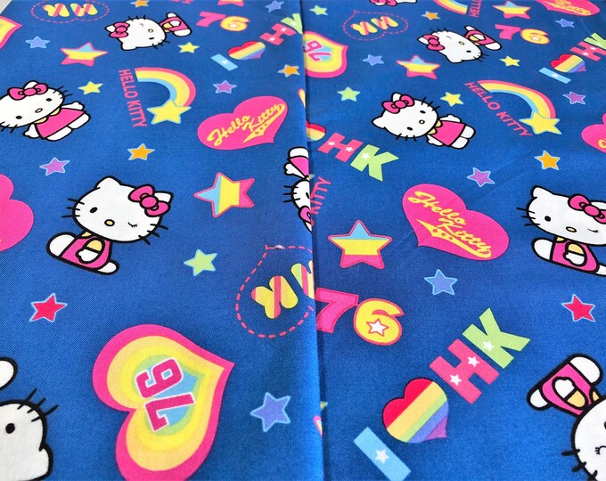 HELLO KITTY 76 Vintage Fabric RARE Oop - Etsy