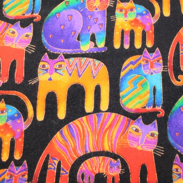Cat Flannel Fabric - Etsy