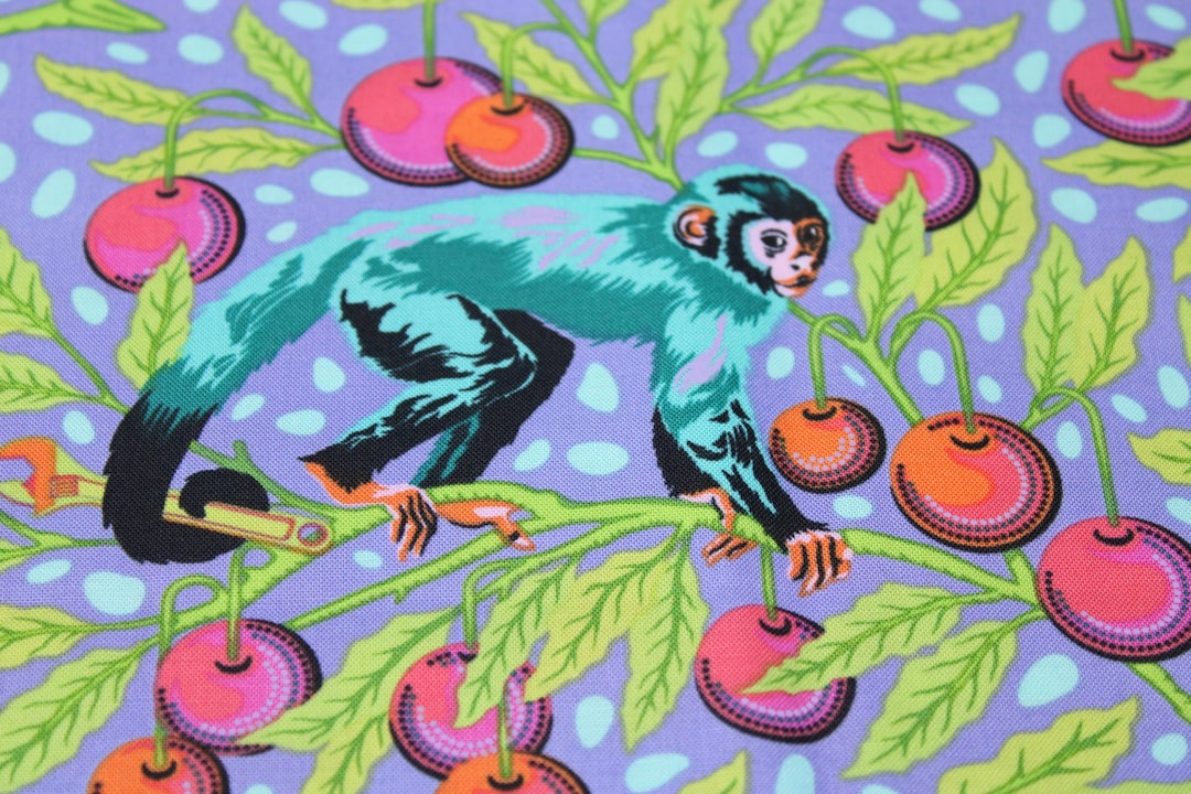 Tula Pink MONKEY WRENCH Dragon Fruit Quilt Fabric - 5/8 Yd - Etsy