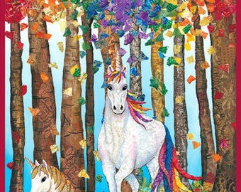 Unicorn Fabric Panel | Etsy