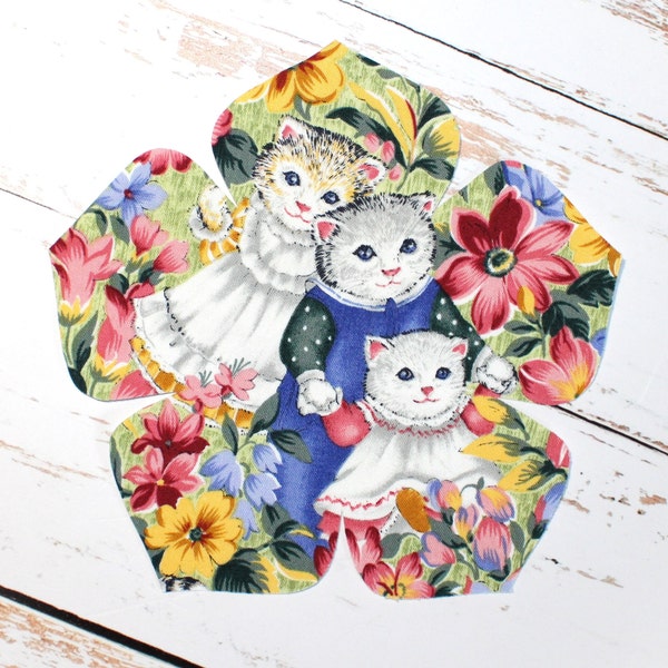 Kitty Cucumber Fabric - Etsy