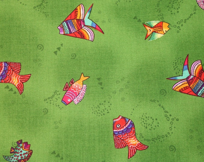 Laurel Burch OCEAN SONGS Mermaid Fabric Panel - Etsy