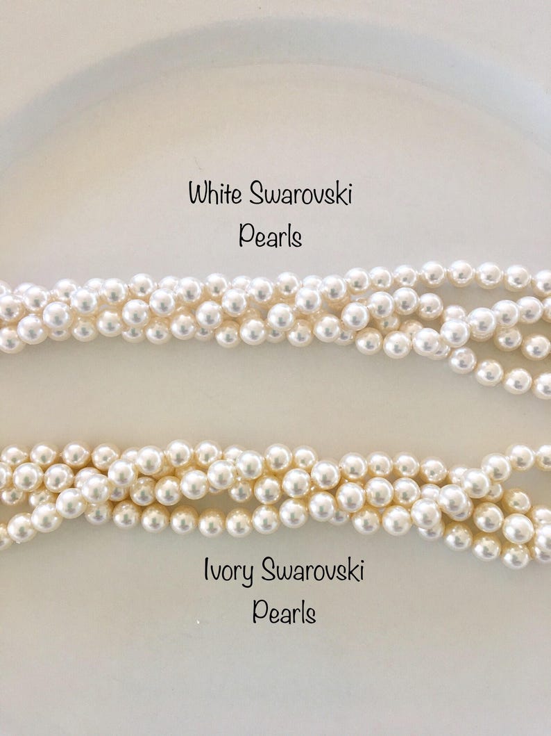 Pearl Crystal Hair Vine Wedding Hair Accessoriesbridal Etsy