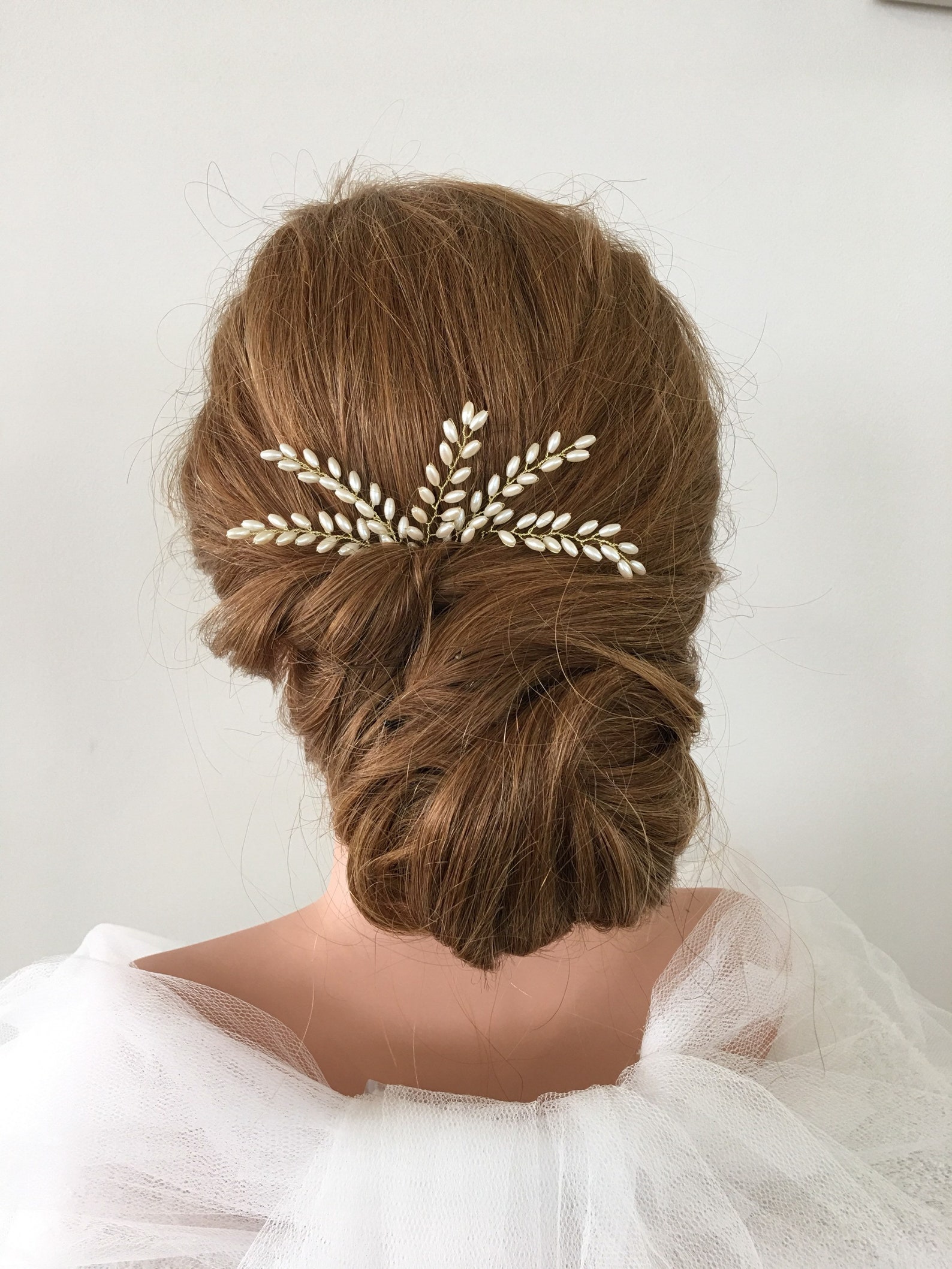 Grecian Bridal Hair Pins Fern Leaf Hair Pins Wedding Hair - Etsy