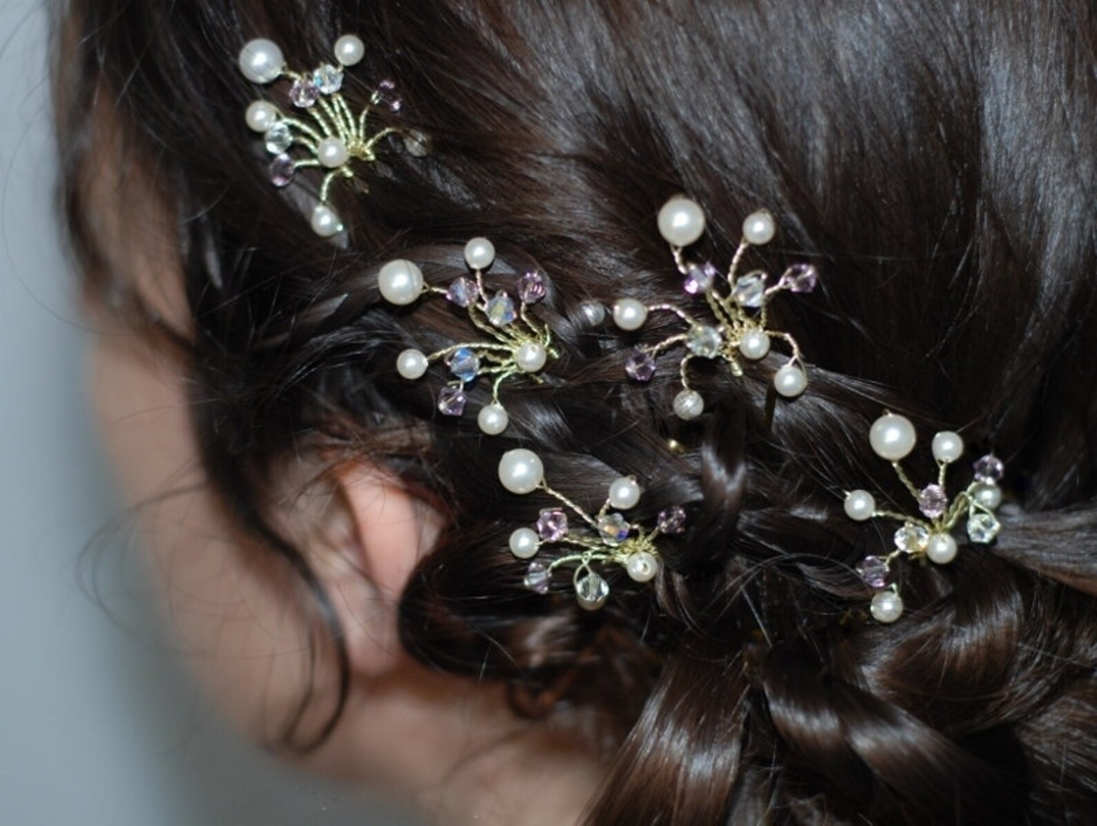 Sapphire Bridal Hair Pins Sapphire Crystal Hair Pins - Etsy