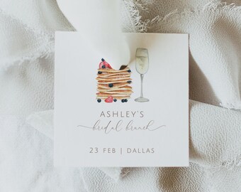 Thanks A Brunch Tag Template Printable Brunch Tags Instant - Etsy