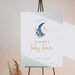 Moon Welcome Sign Template, Baby Shower Welcome Sign, Boho Baby Shower ...